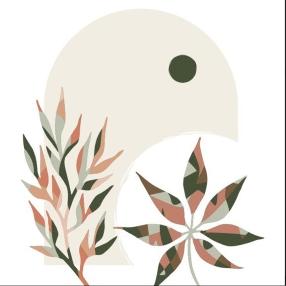 Triad Art & Design | Art | Mid Century Modern Boho Abstract Wall Art ...